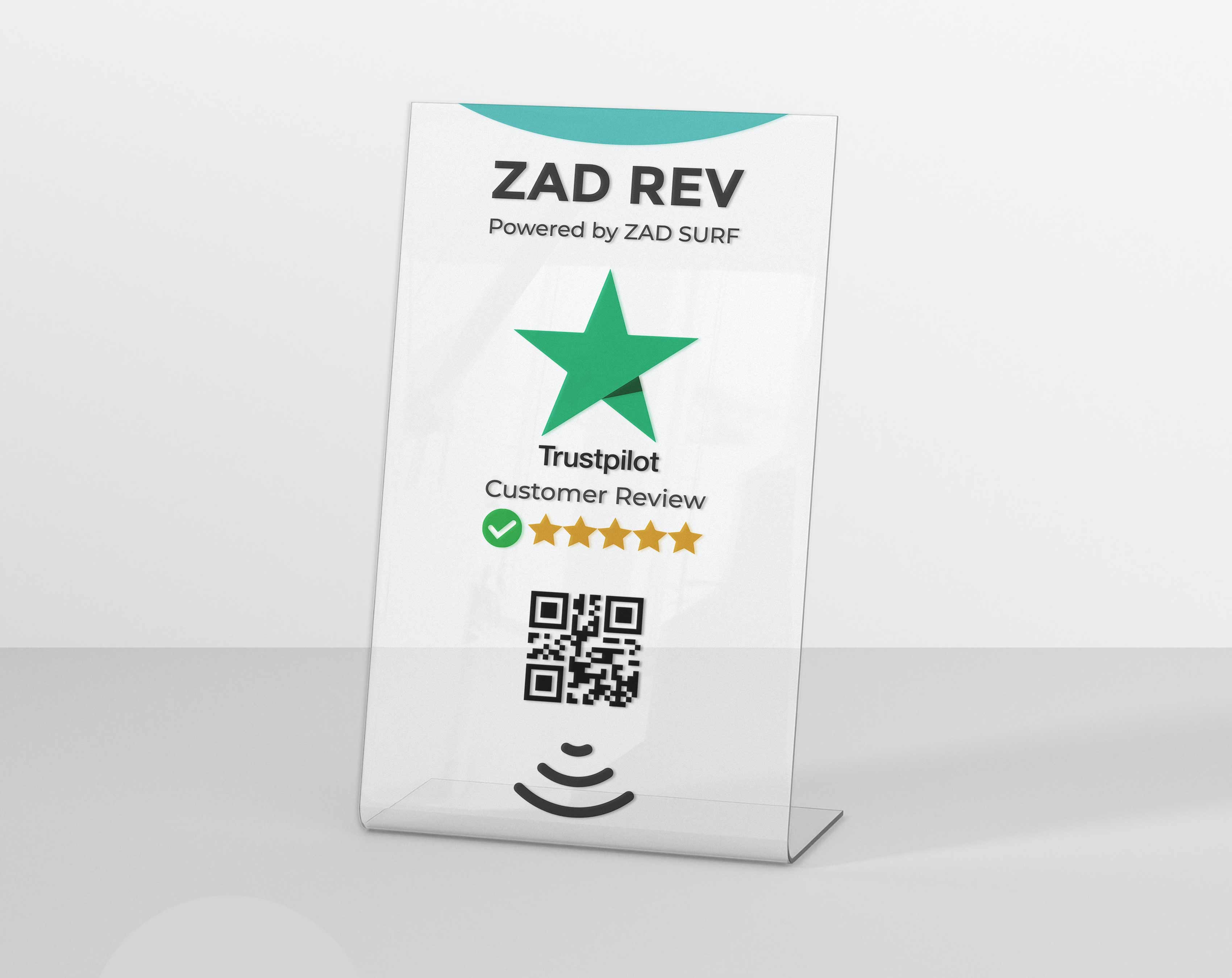 Trustpilot Rev. Stand – Zad Surf